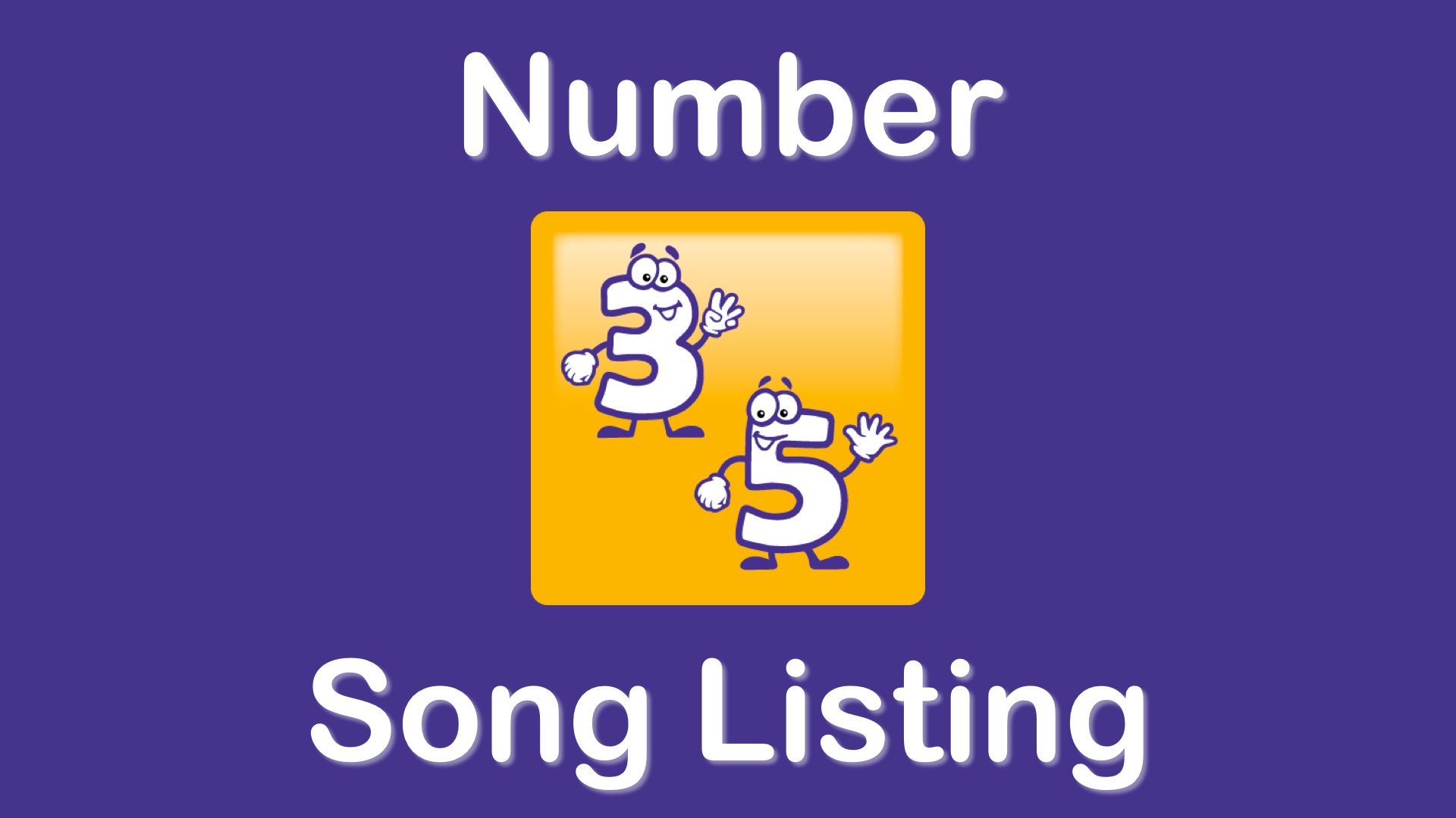 3-5 list demo - Parent Number Fun Portal